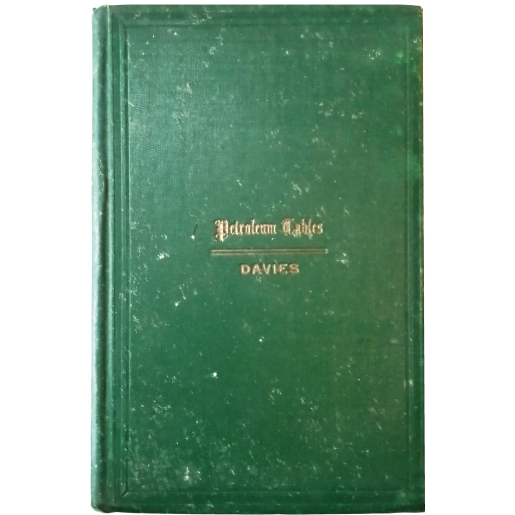 PETROLEUM TABLES. Davies, William – LIBRERÍA CLÍO